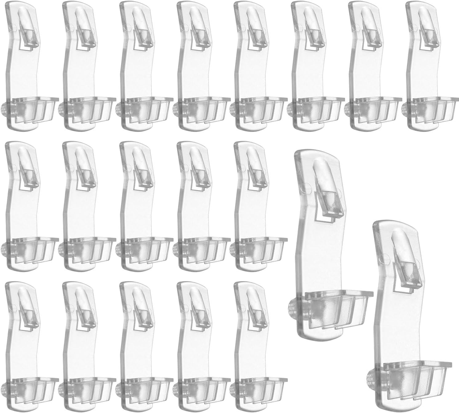 Amazon.com: 20PCS Plastic Locking Shelf Support Pegs, Self-Locking ...