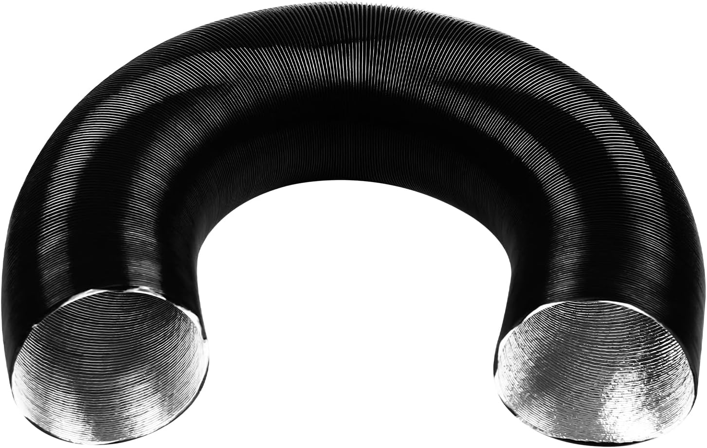 Aluminium Flexible Pipe 75mm / 3" Length - 2.5m Flexi Air Ducting Hose ...