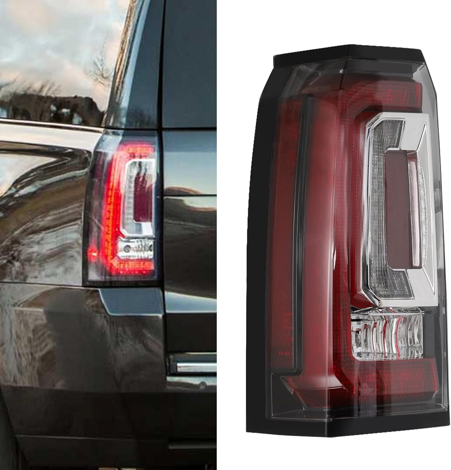 Amazon.com: LINISHOP LED Tail Light Brake Tail Lamp Rear Light With ...