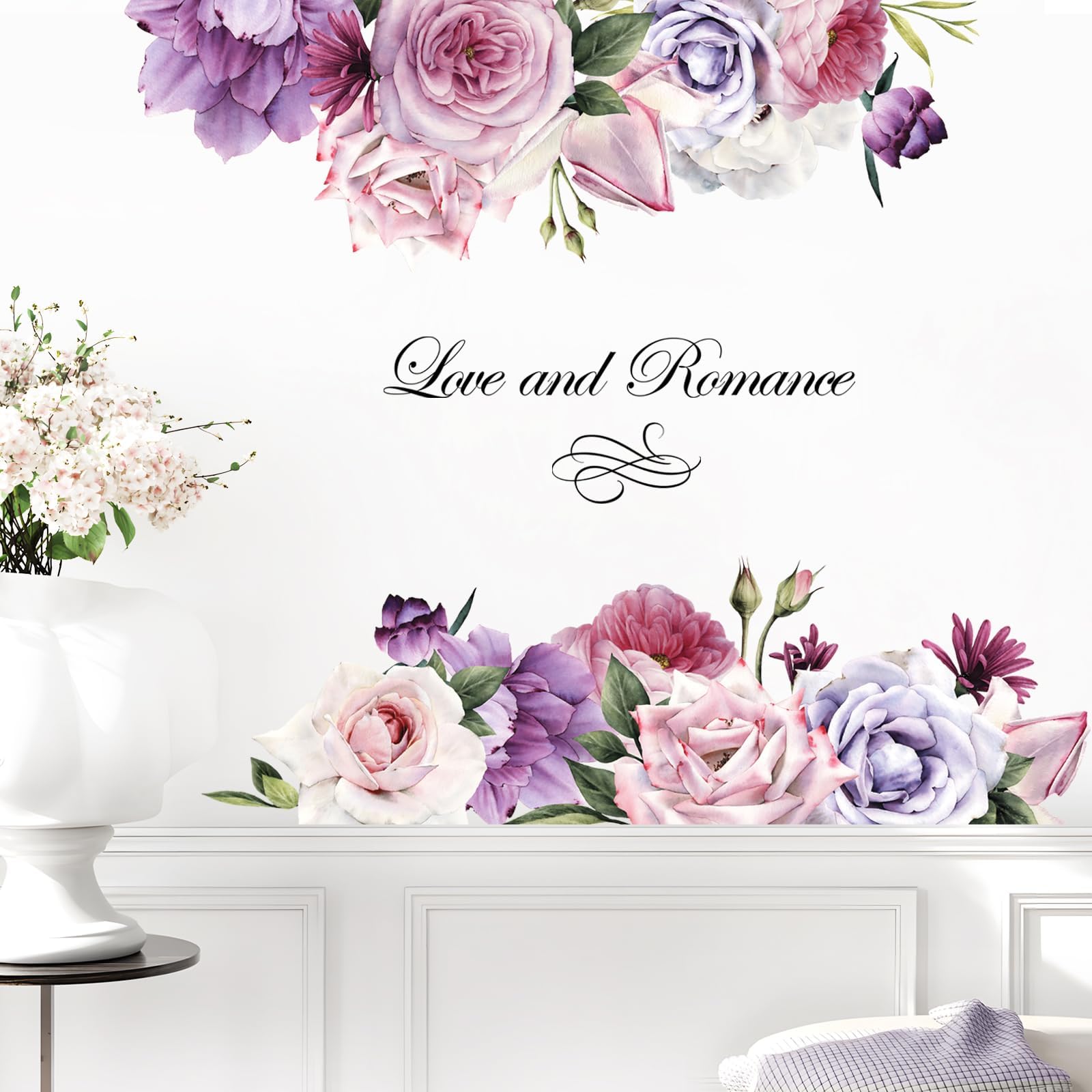 Amazon.com: ReliThick 6 Sheets 59 Pieces Spring Wall Decals Spring ...