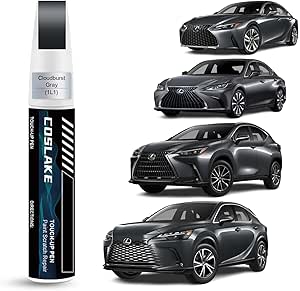 Amazon.com: COSLAKE Car Touch Up Paint(Cloudburst Gray(1L1)) for Lexus ...