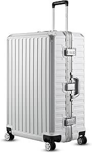 Amazon.com | LUGGEX 28 Inch Luggage with Aluminum Frame, Polycarbonate ...
