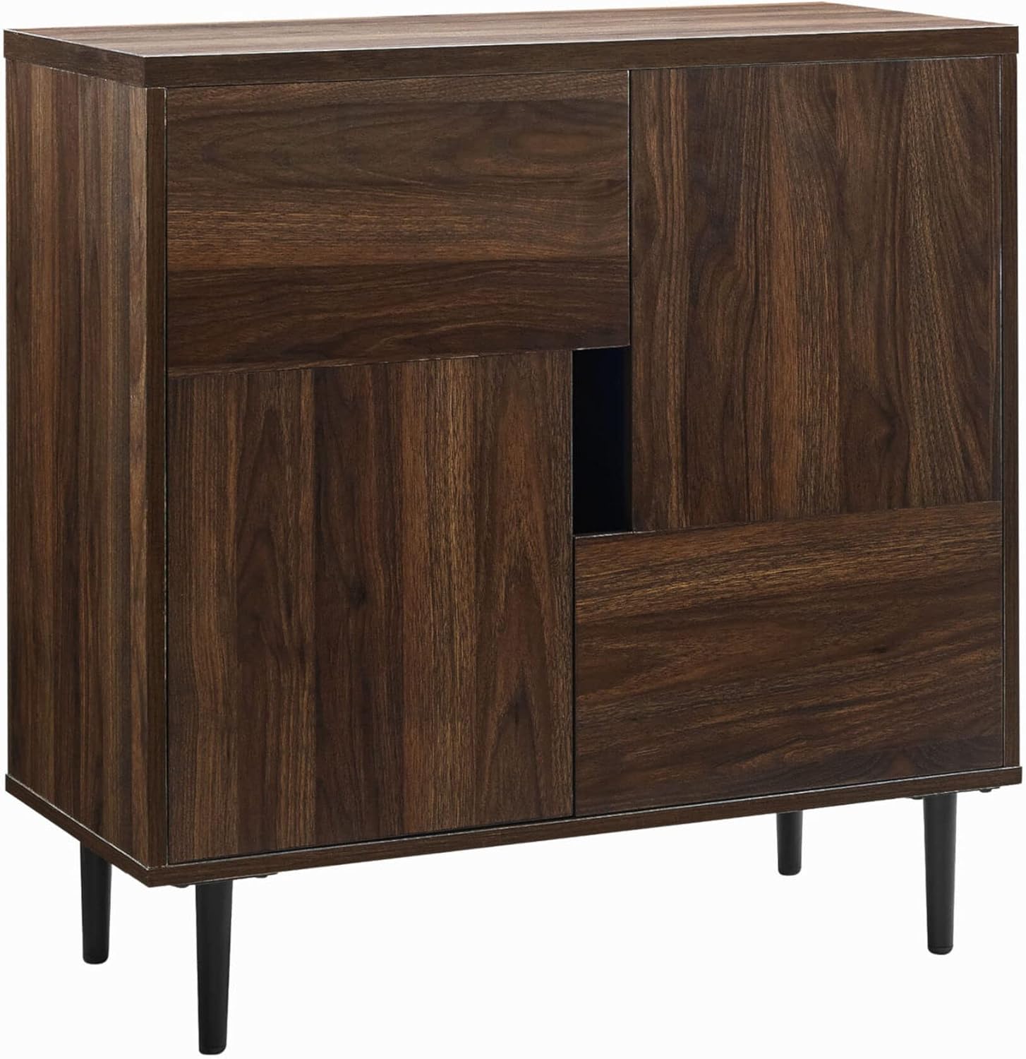 Centurion Supports ETERNUS Walnut 4-Interior Quadrants Modern Storage ...