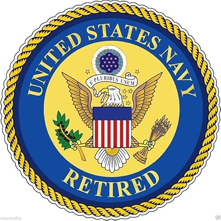Amazon.com: Oval US Navy Submarine Service Retired Sticker (Insignia ...