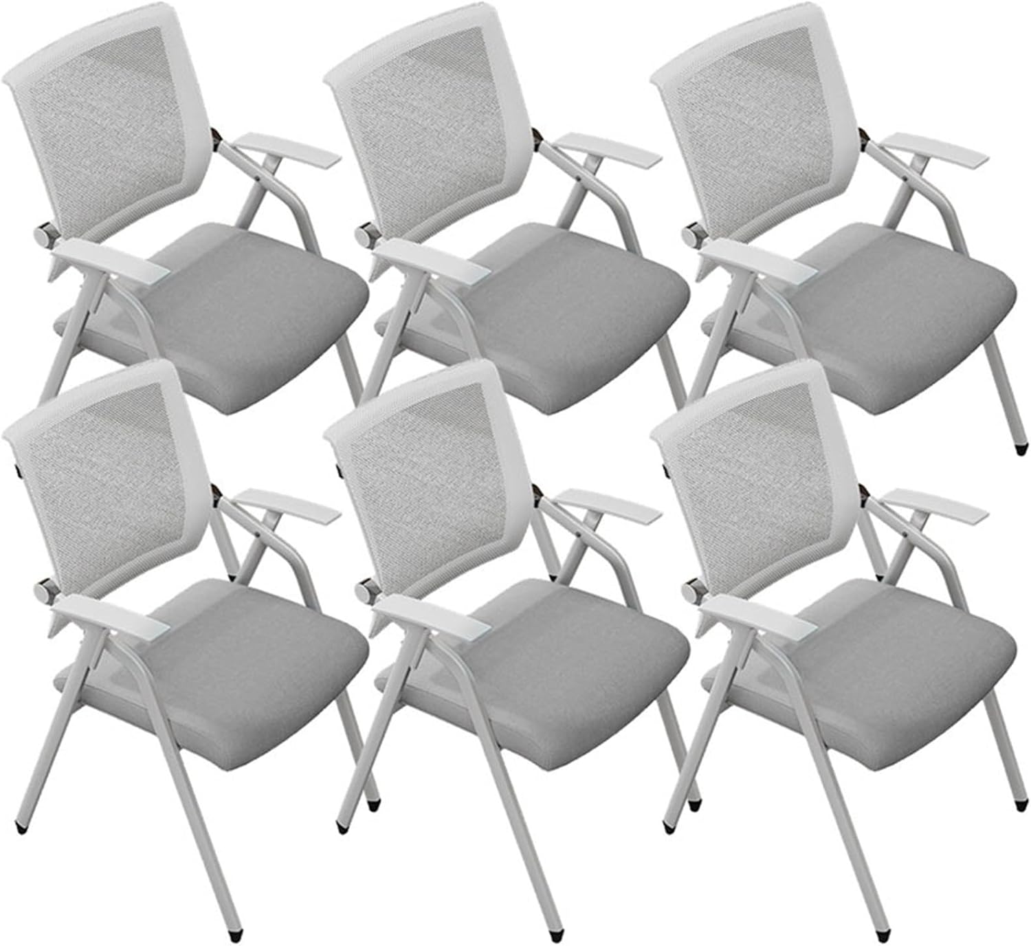Amazon.com: Stackable & Ergonomic Foldable Conference Room Chairs with ...