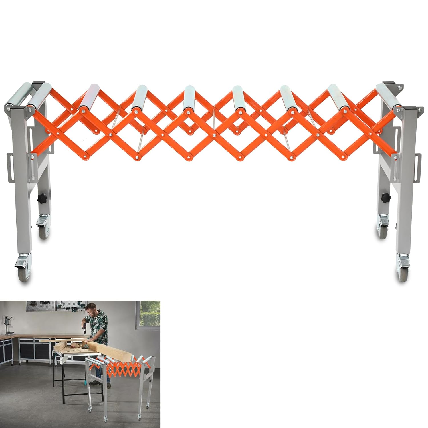 Amazon.com: Adjustable Conveyor Roller,Flexible Conveyor Rollers Can ...