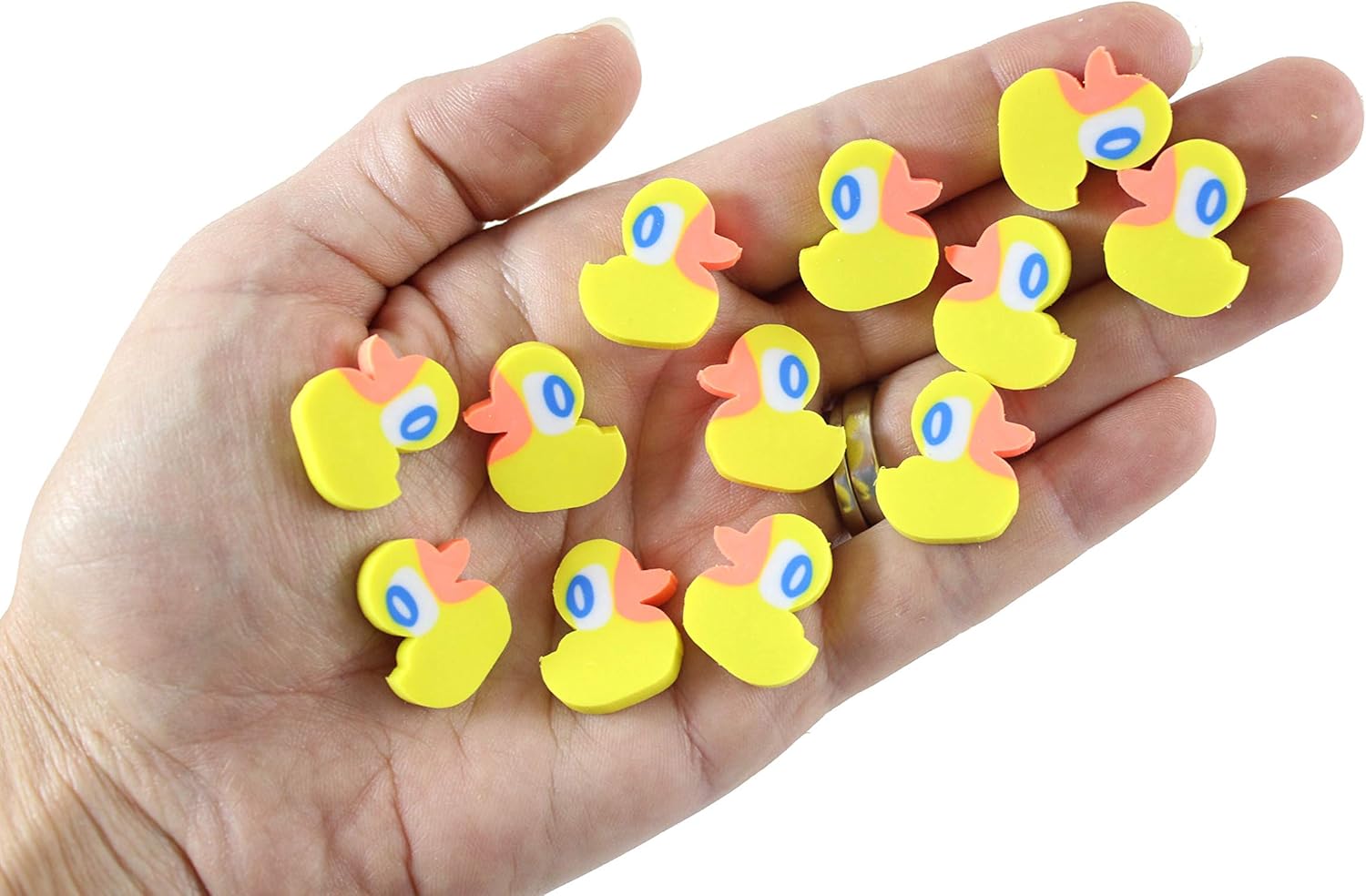 Amazon.com: BULK - 144 (12 Dozen) Adorable Duck Mini Erasers - Novelty ...