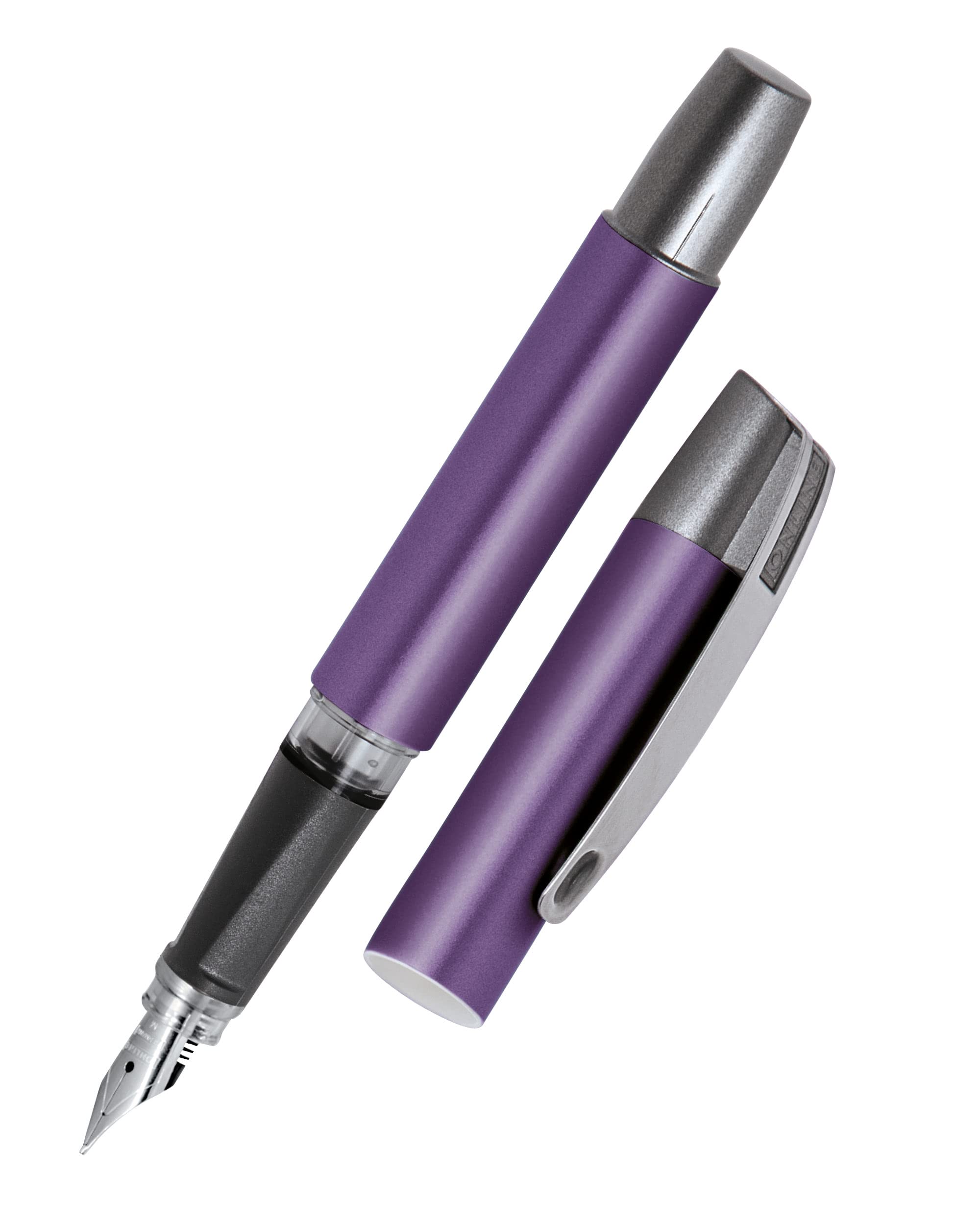 Ergonomic fountain pen for school/college - Online Campus Lilac - solid ...