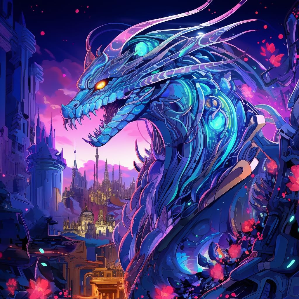 Amazon.com: Generic Dragon Diamond Painting Kits for Adults-Machine ...