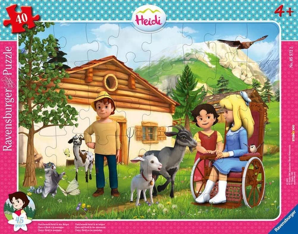Ravensburger Kinderpuzzle 05572 - Clara besucht Heidi in den Bergen ...