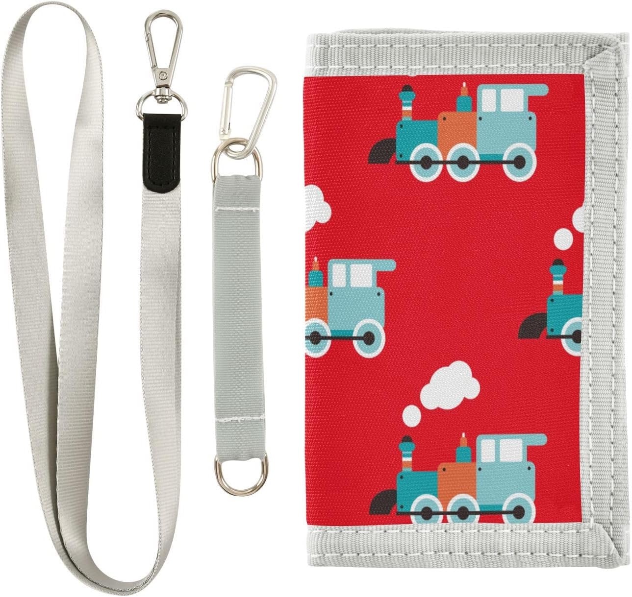 Amazon.com: Krafig Retro Toy Train Kids Wallets for Boys Girls, Toddler ...