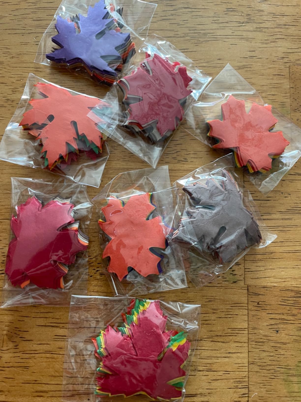 Amazon.com: Exquiss 3200pcs Fall Crafts Kits Autumn Leaf Tissue Paper ...