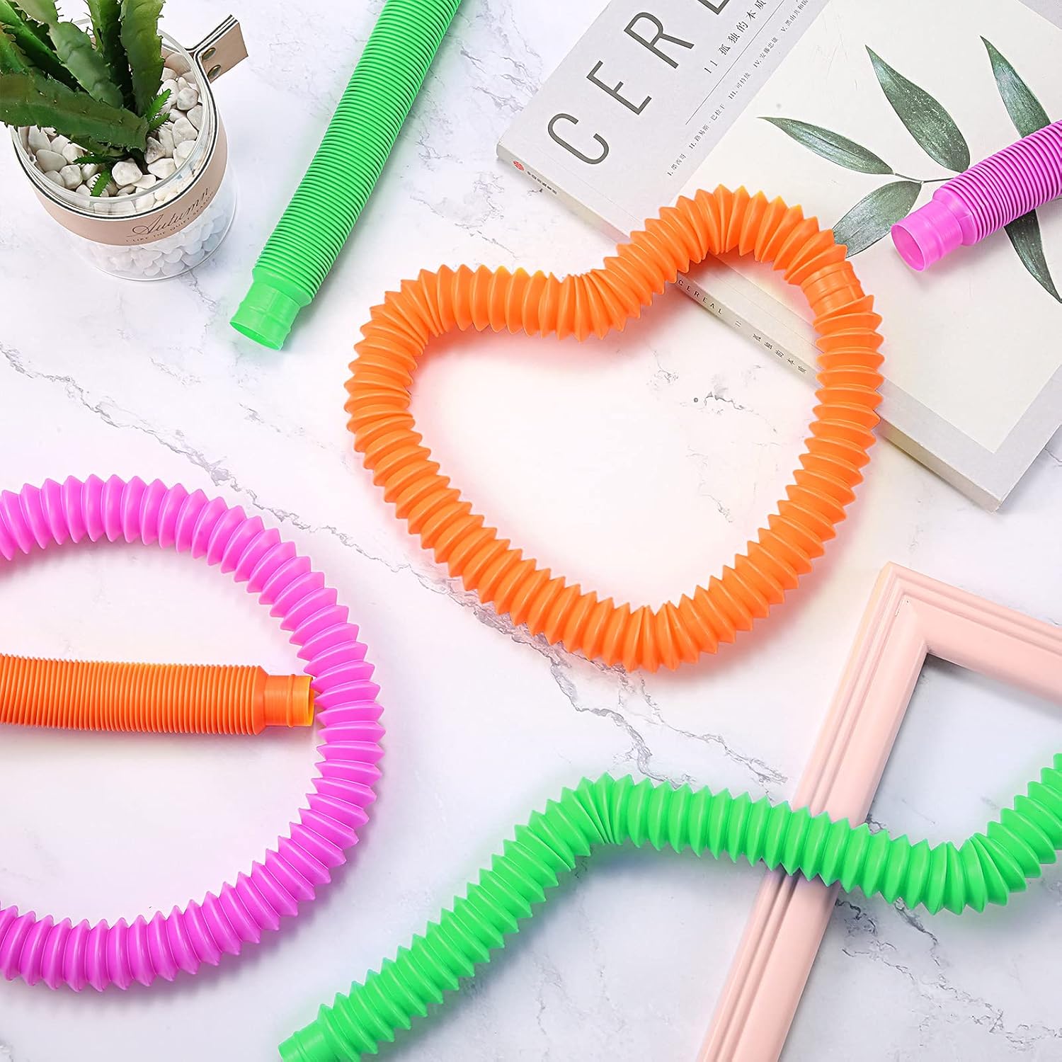 3 Pieces Sensory Stretch Tubes Colorful Tubes Sensory Toys Stress ...