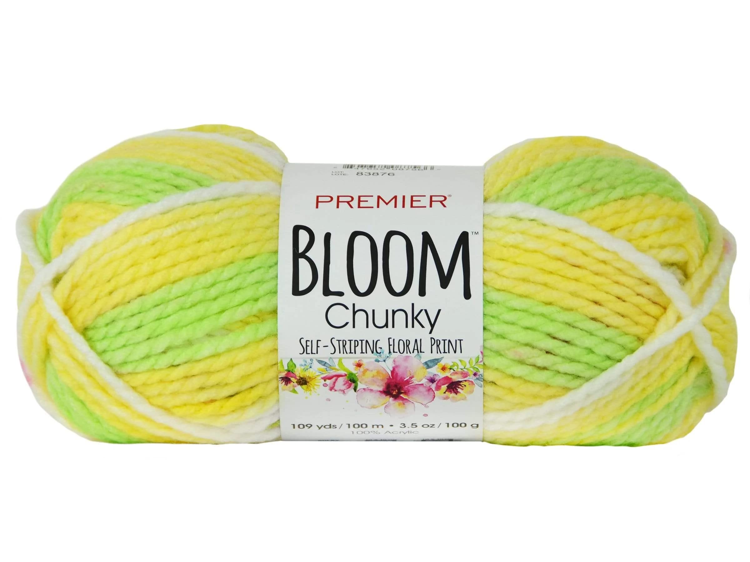 Amazon.com: Premier Yarns Bloom Chunky Yarn, Self-Patterning Yarn for ...