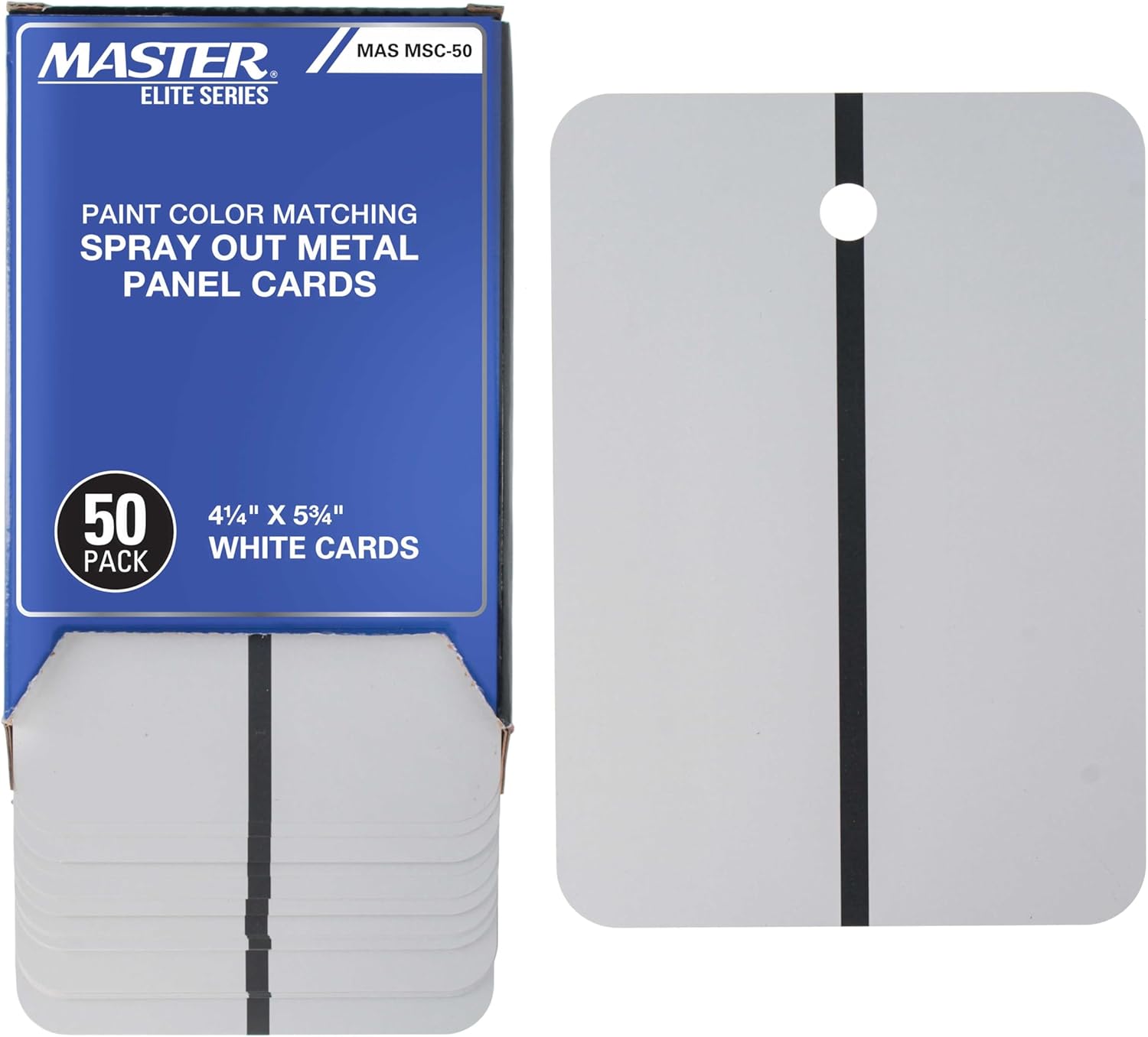 Amazon.com: Master Elite Paint Color Matching Spray Out Metal Panel ...
