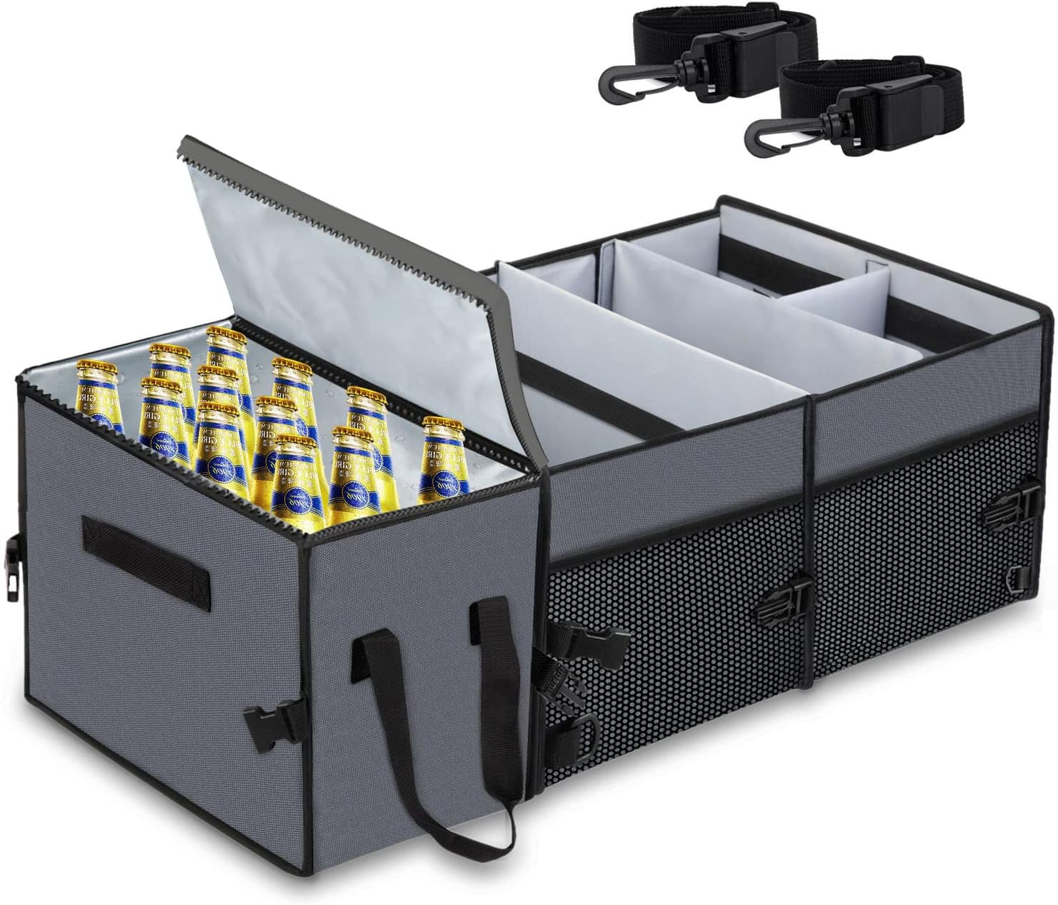Car Trunk Organizer with Insulation Cooler Bag : Washable-Large ...