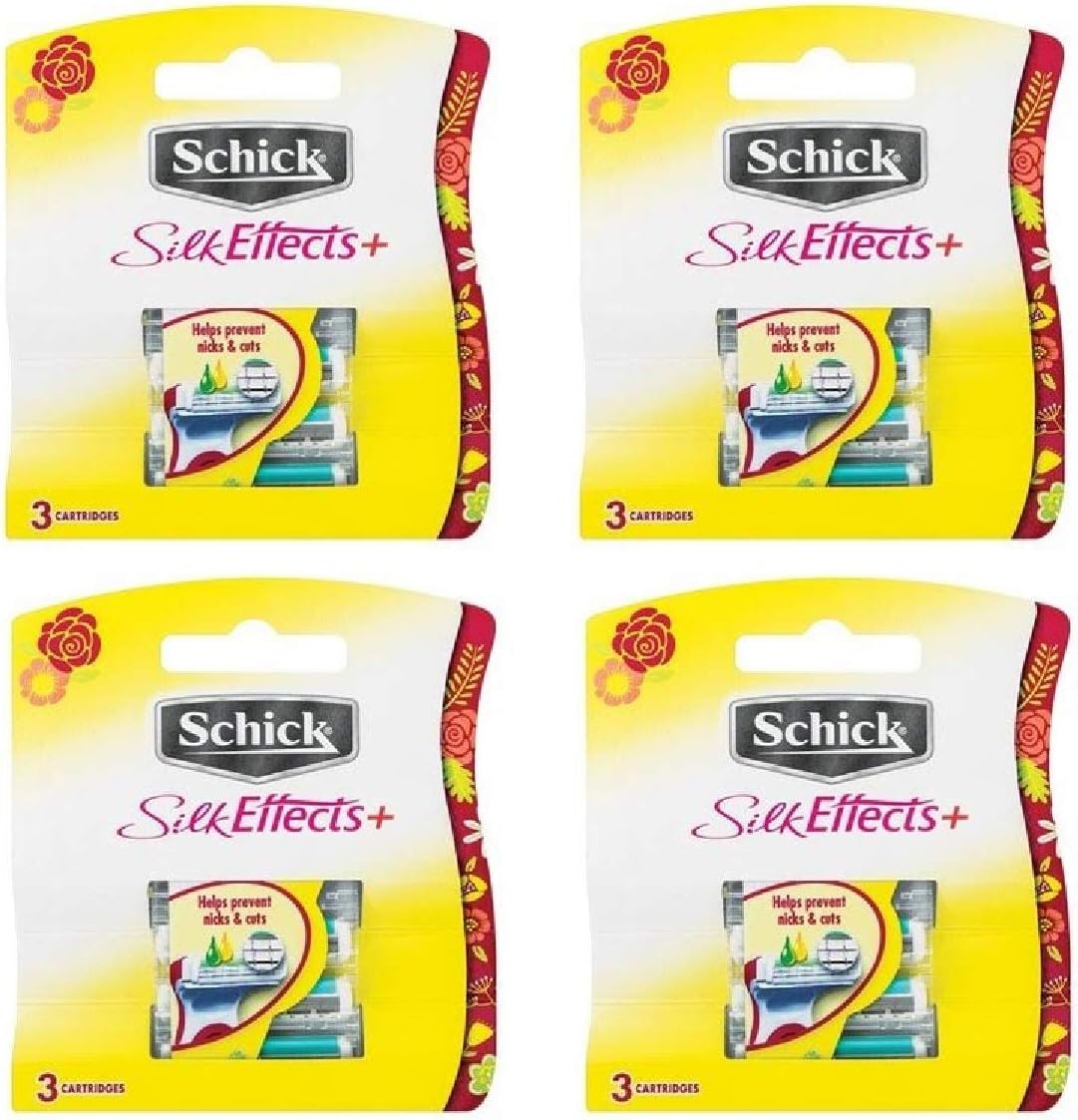 Amazon.com: Schick Silk Effects Plus Razor Refill, 5-Count (Pack of 2 ...