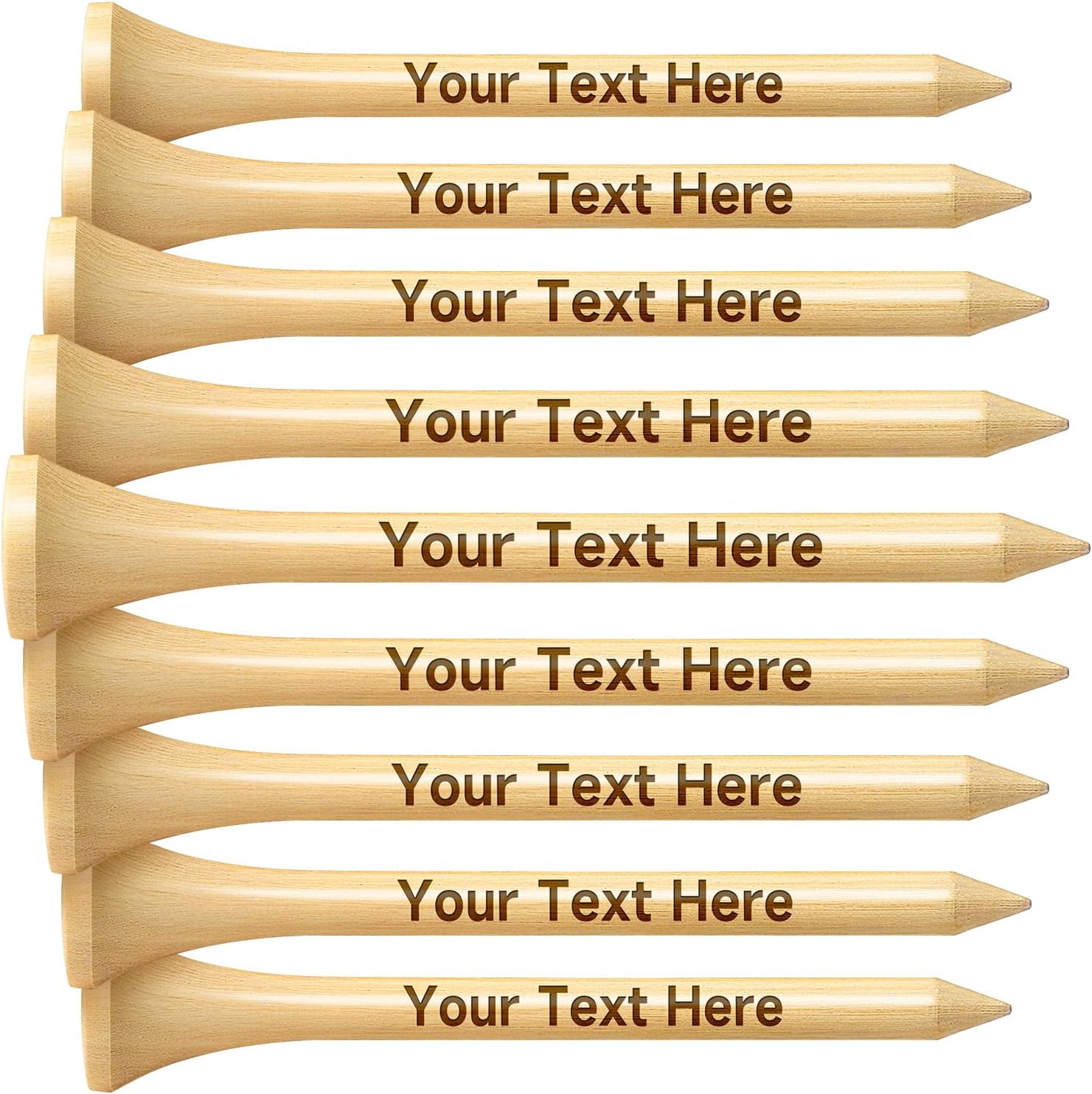 Amazon.com : HINFKA 50-1000 PCS Custom Golf Tees, Personalized ...