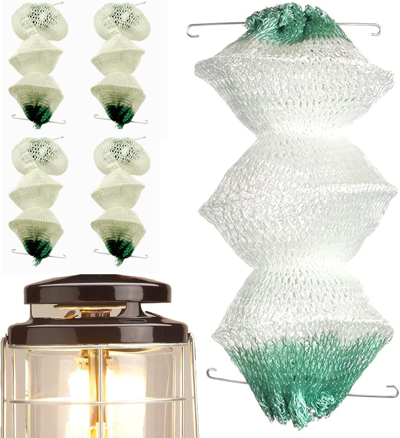 Amazon.com : HGHN 4 Pack Lantern Mantles for Coleman Gas Lamp ...