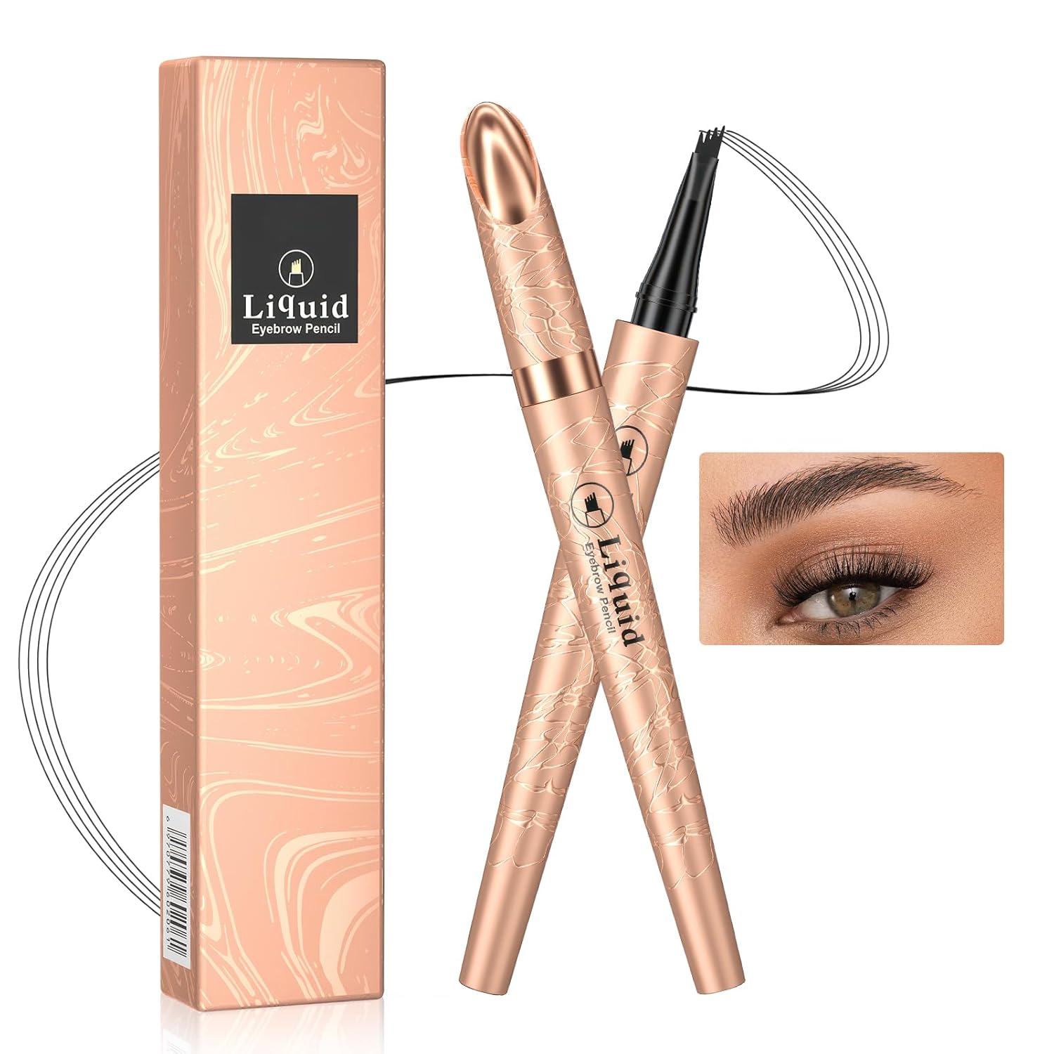 Amazon.com : Eyebrow Pencil Microblade Eyebrow Pen, Eyebrow Pen Micro 4 ...