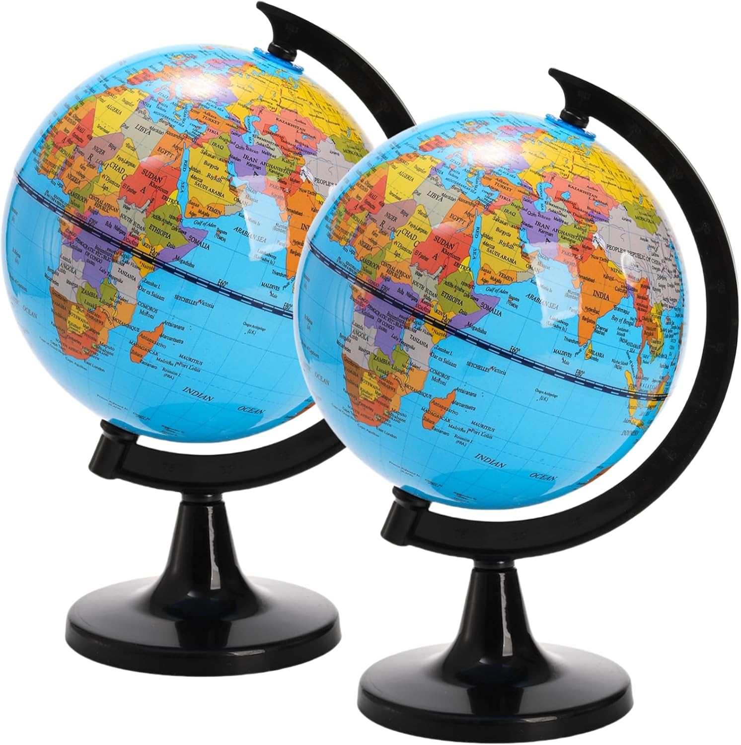 Peohud 2 Pack World Globe with Stand, 5.5 Inches Philippines | Ubuy