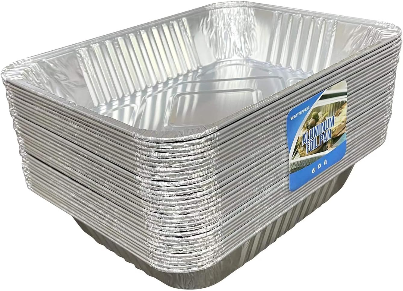 Amazon.com: Waytiffer 9x13 Aluminum Pans - (30Pack) Disposable Foil ...