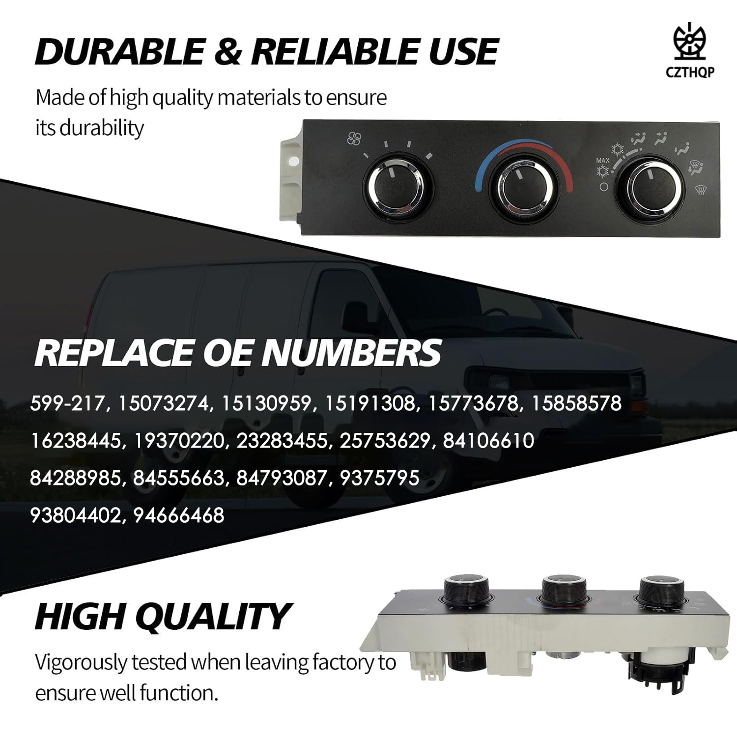 Climate Control Panel Aumzong 599-217 Heater A/C Control Switch, Air ...