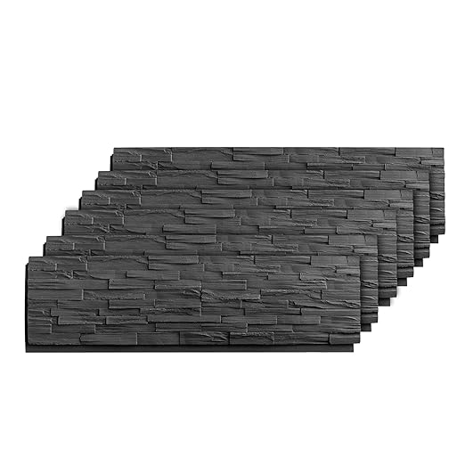 ROOMTEC 6-Packs Faux Stone Wall Covering Panels for Interior and ...