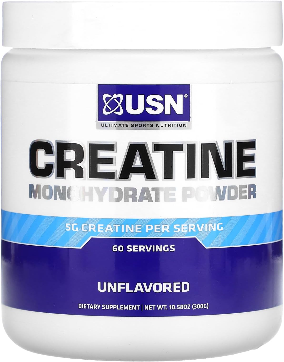 Amazon.com: USN Supplements Pure Creatine Monohydrate Powder, 300 Grams ...