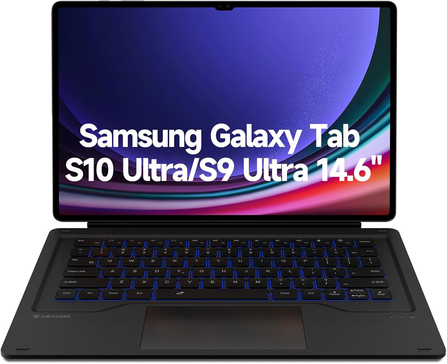 Amazon.com: Dexnor Keyboard Case for Samsung Galaxy Tab S10 Ultra/ S9 ...