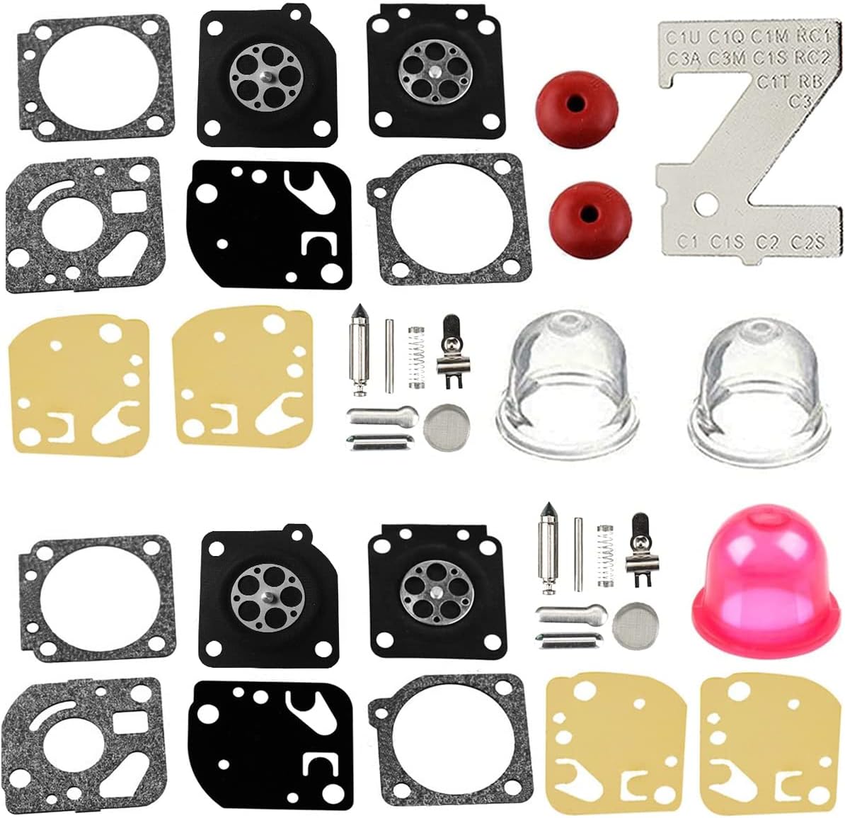 15mm Carburetor 43CC 52CC Petrol Gas with Repair Kits Multi Tool Brush ...