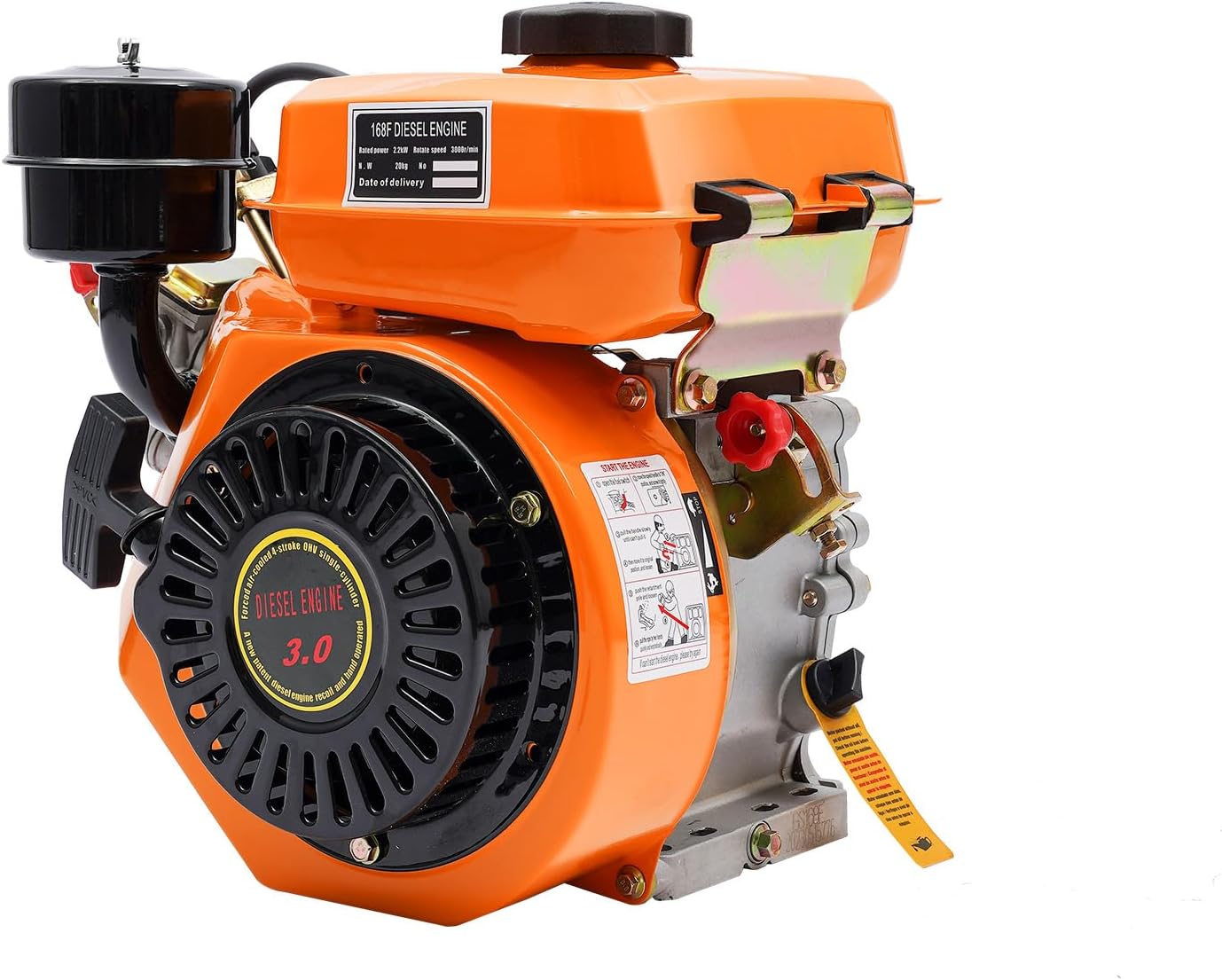 4-Stroke Diesel Engine, 196CC 6HP Single Cylinder Australia | Ubuy