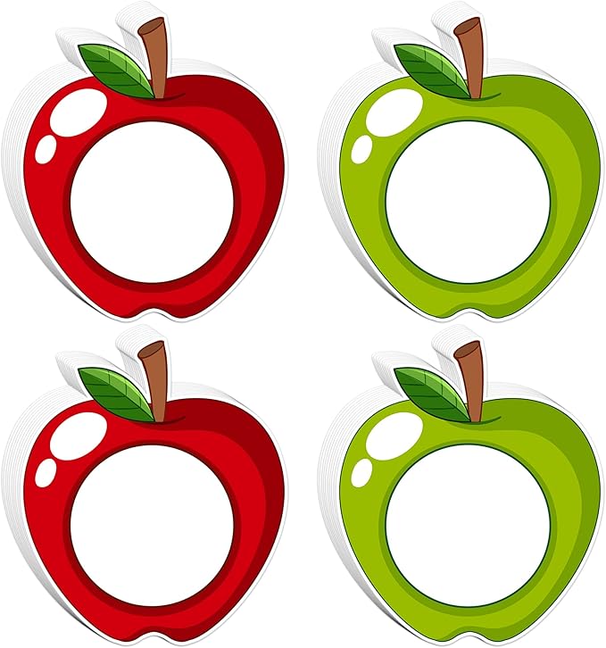 Amazon.com: Lucleag 40 PCS Apple Cutouts for Classroom Bulletin Board ...