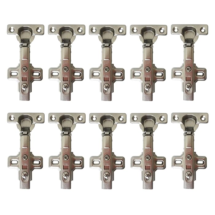 Buy LIKERAINY 95 Degree Half Overlay Hinges 26mm with Damper Soft ...