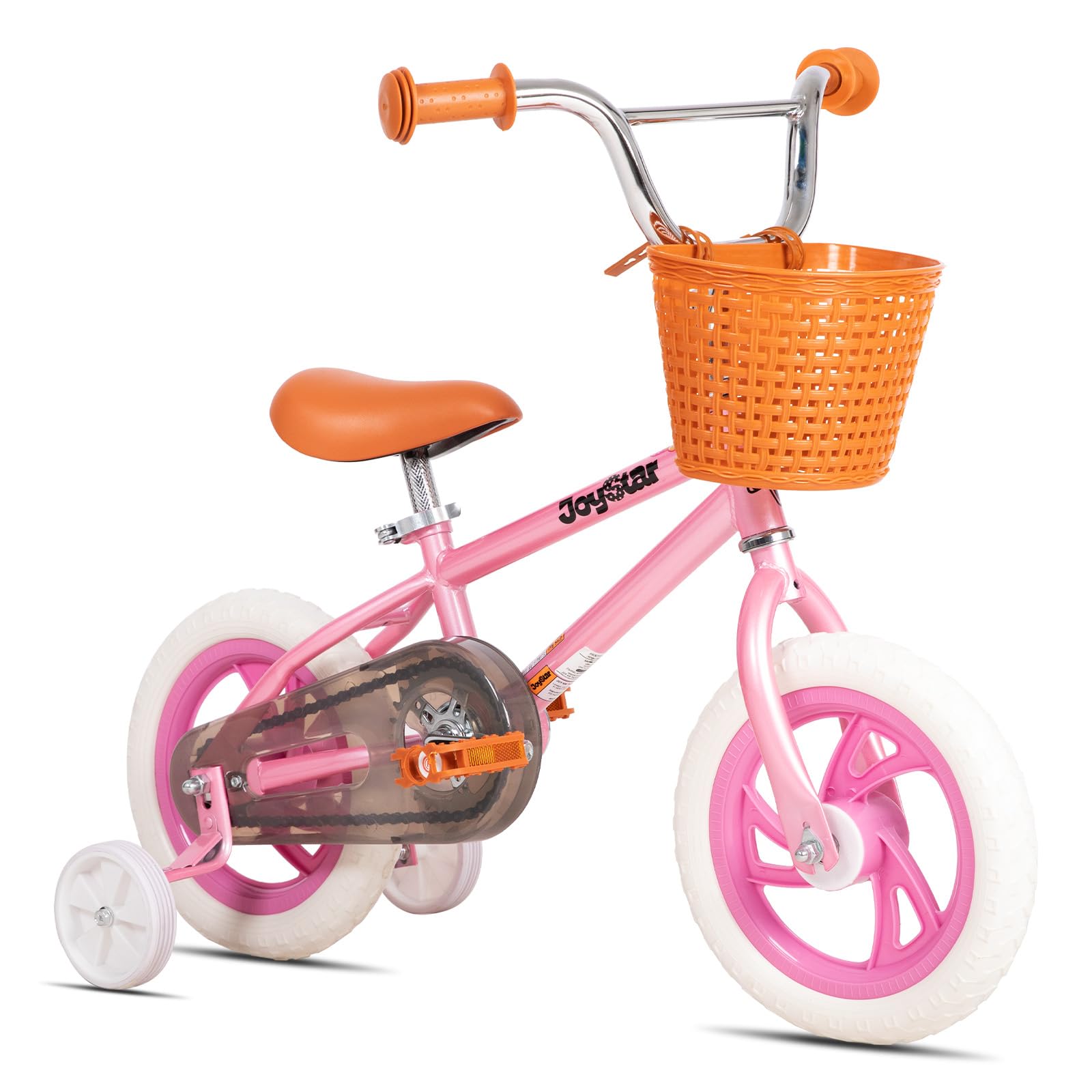 JOYSTAR 12 Inch Kids Bike with Training Wheels & Basket for 2-4 Years ...