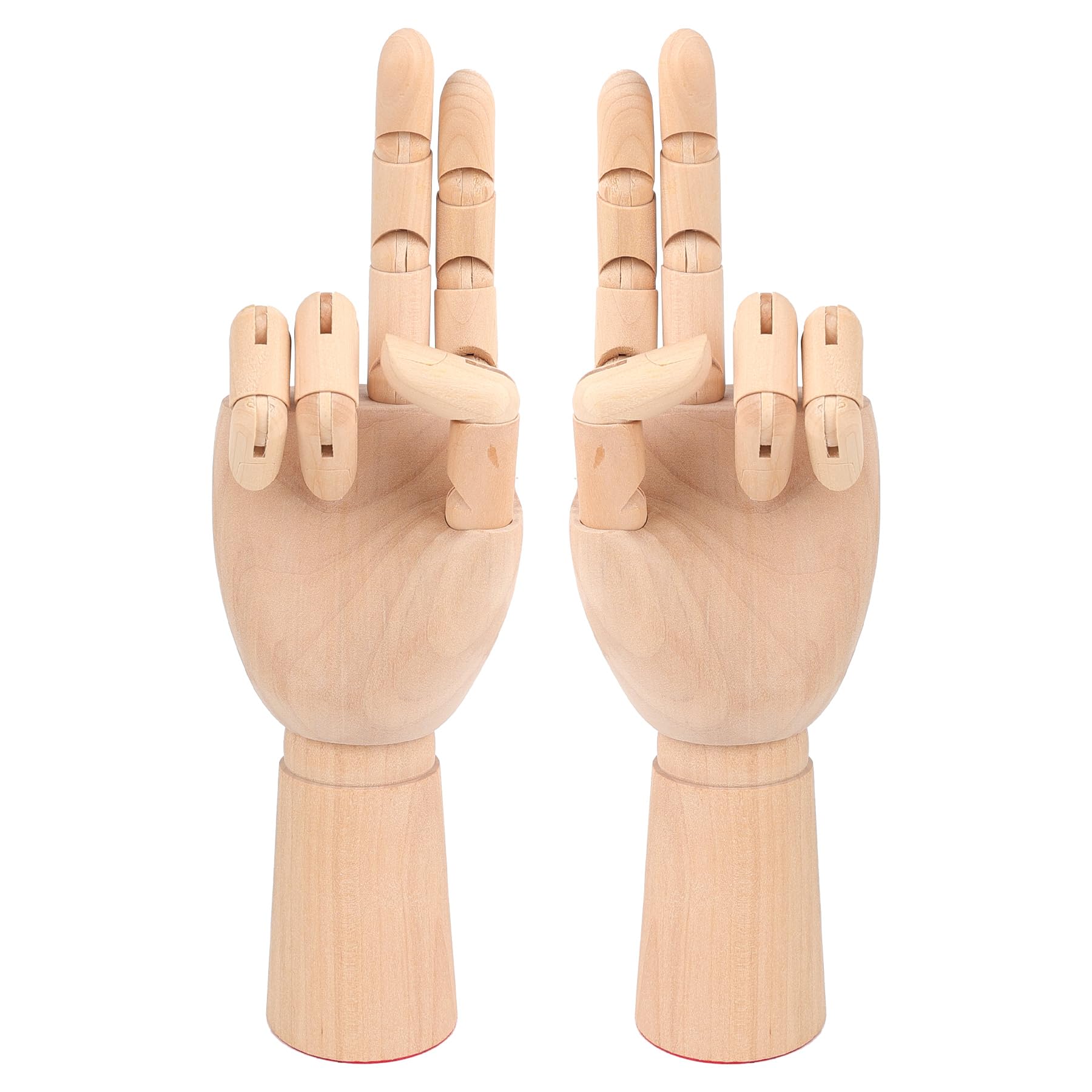 Snapklik.com : 2 Pack 12 Inch Flexible Wooden Hand Model Wood Art ...
