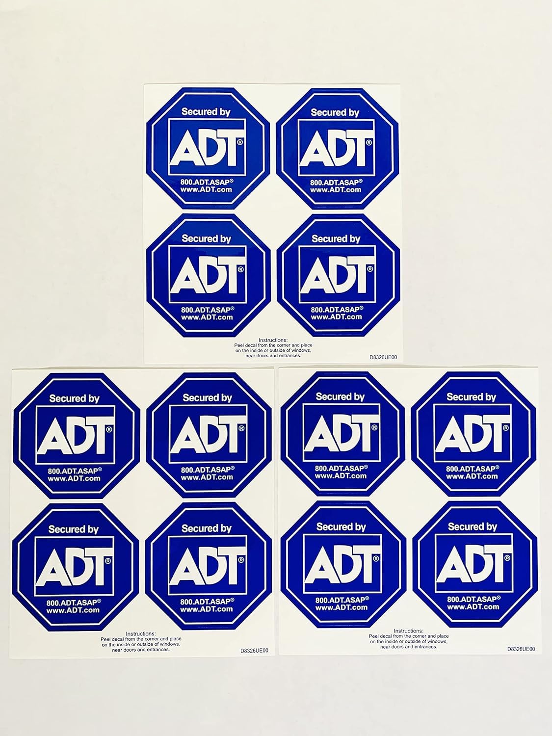 Security Stickers Security Authentic Security Decals Window Stickers ...