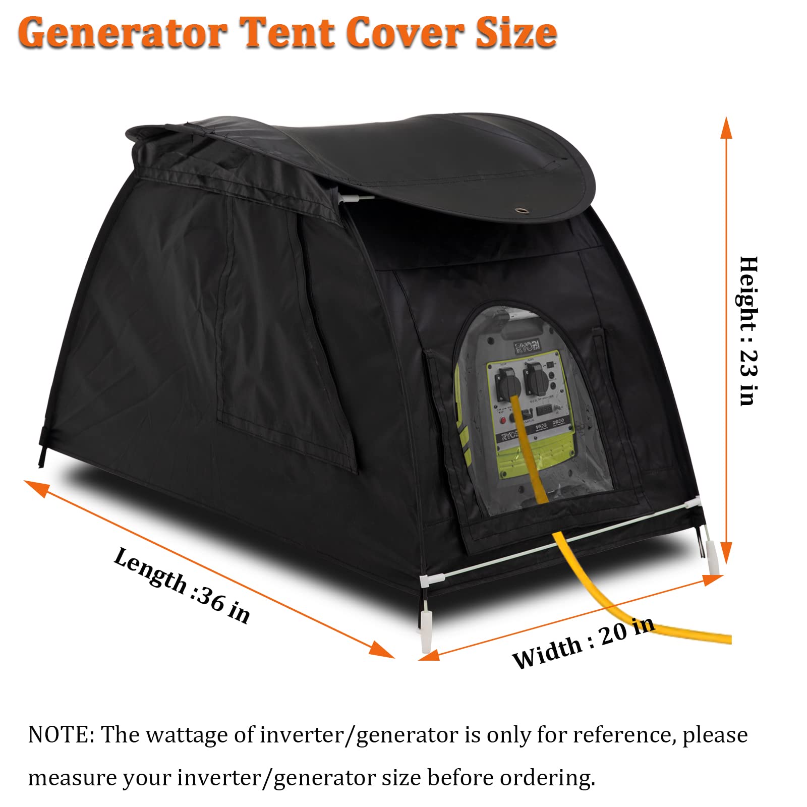 Snapklik.com : Coverify Generator Cover While Running, Portable ...