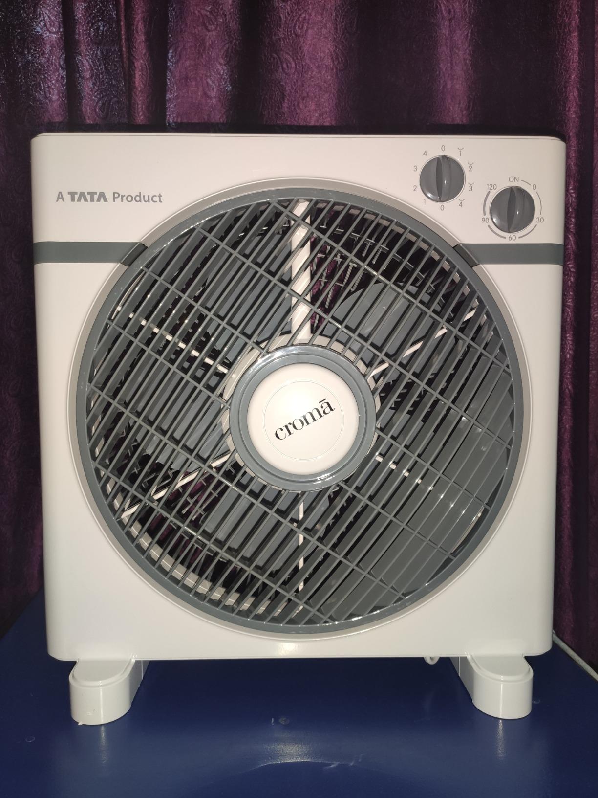 Buy Croma CRF0021 55W Box Fan (White) Online at Low Prices in India ...