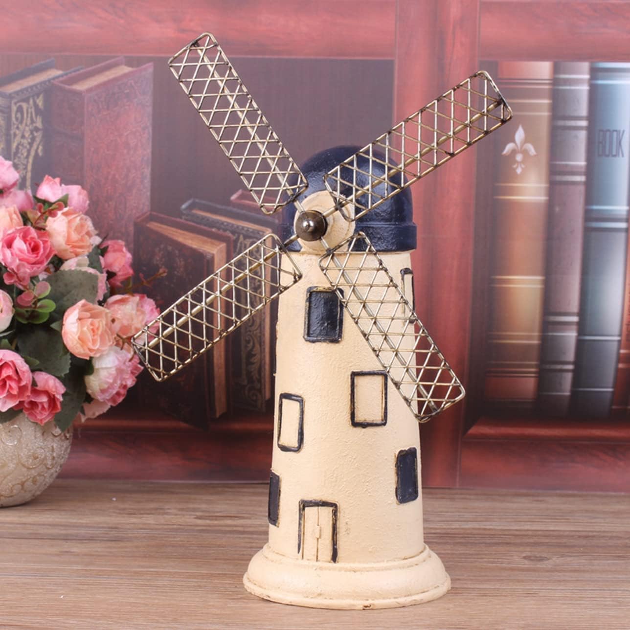 Amazon.com: JMONLPICY Retro Dutch Windmill Model Statue Creative Gift ...
