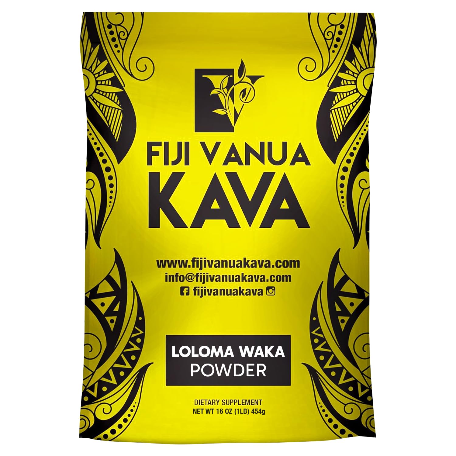 Amazon.com: Fiji Vanua Kava Premium Loloma Waka Kava Root Powder, Made ...
