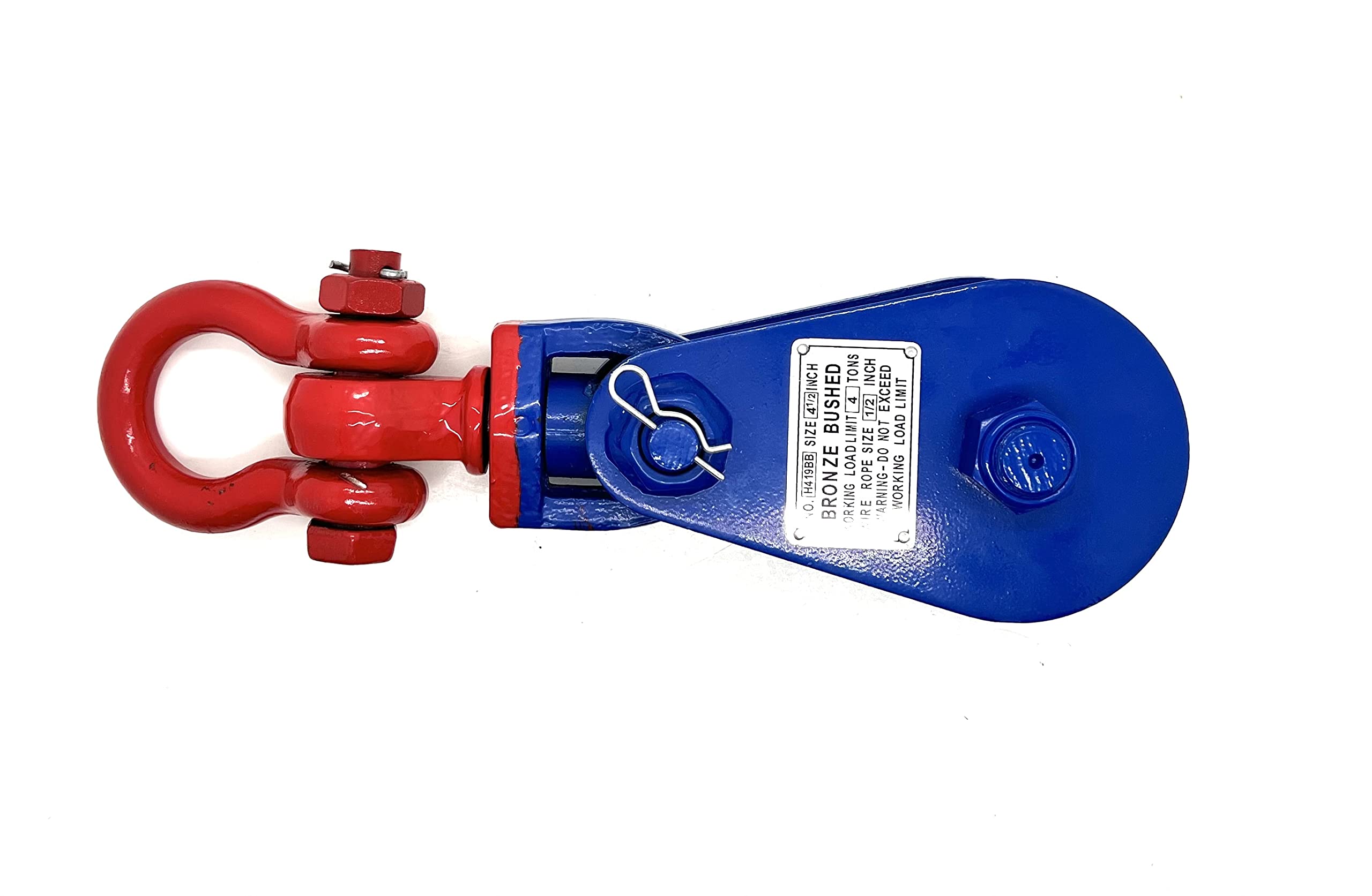 Amazon.com: Snatch Block with Shackle: 2, 4 and 8 Ton Capacity (4 Ton ...