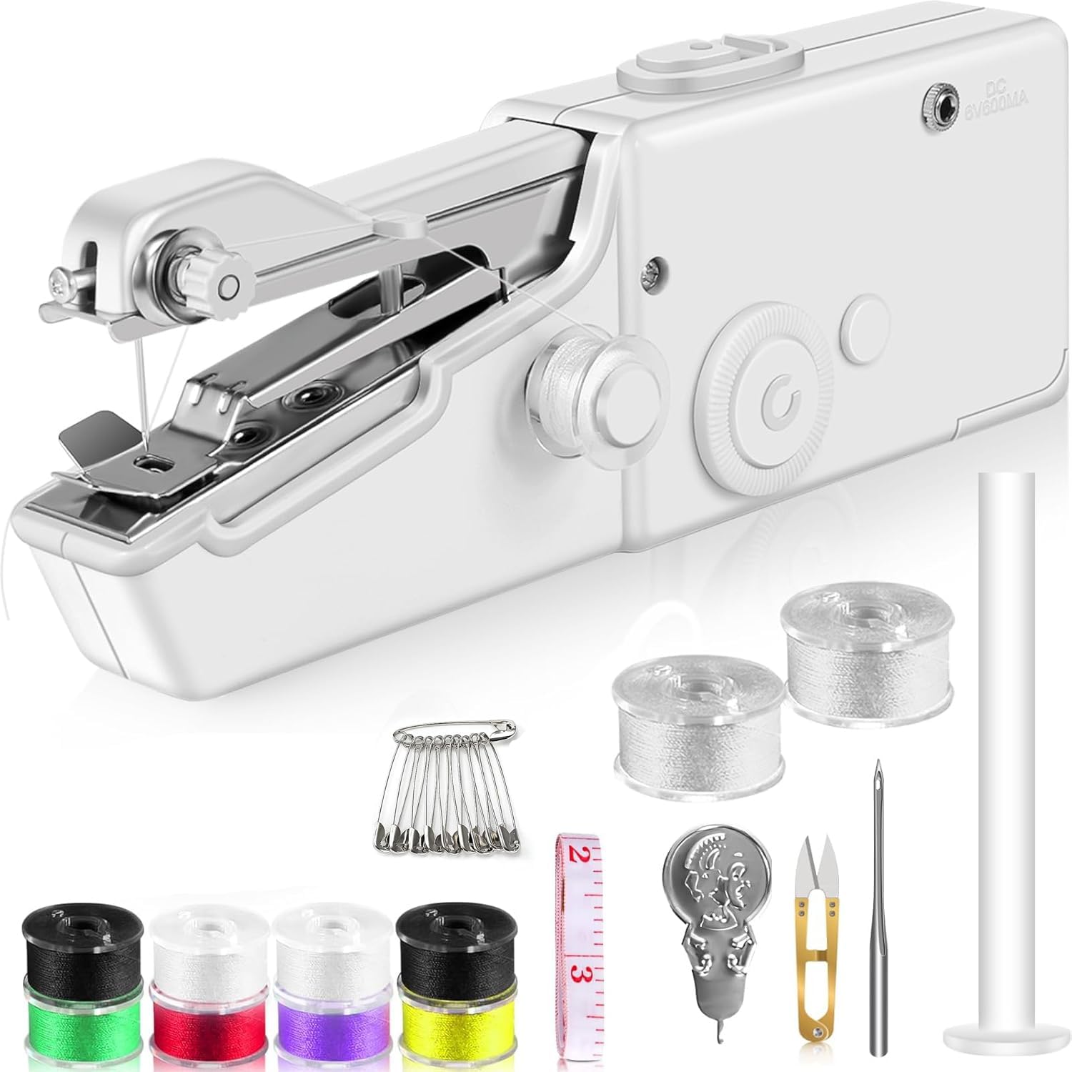 Handnähmaschine, Tragbare Elektrische Mini-Nähmaschine mit Schnellstich ...