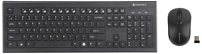 Amazon.in: Buy ZEBRONICS Zeb-DLK01 USB Multimedia Keyboard with 104 UV ...