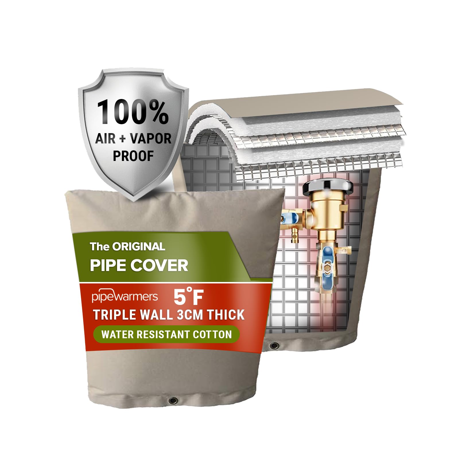 Snapklik.com : The Original Winter Pipe Insulation Cover