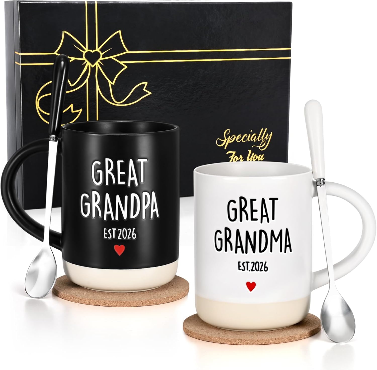 Amazon.com: Maustic Great Grandparents Gifts, Great Grandpa Grandma Est ...