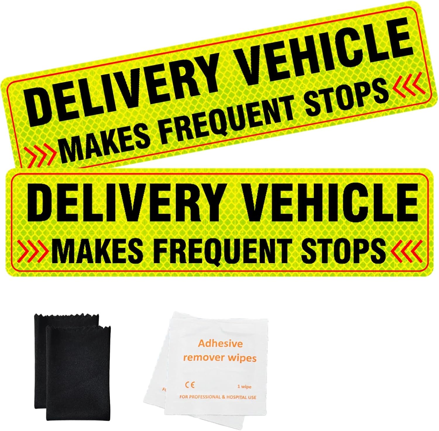 Amazon.com: Delivery Vehicle Safety Signs - Reflective New Driver ...