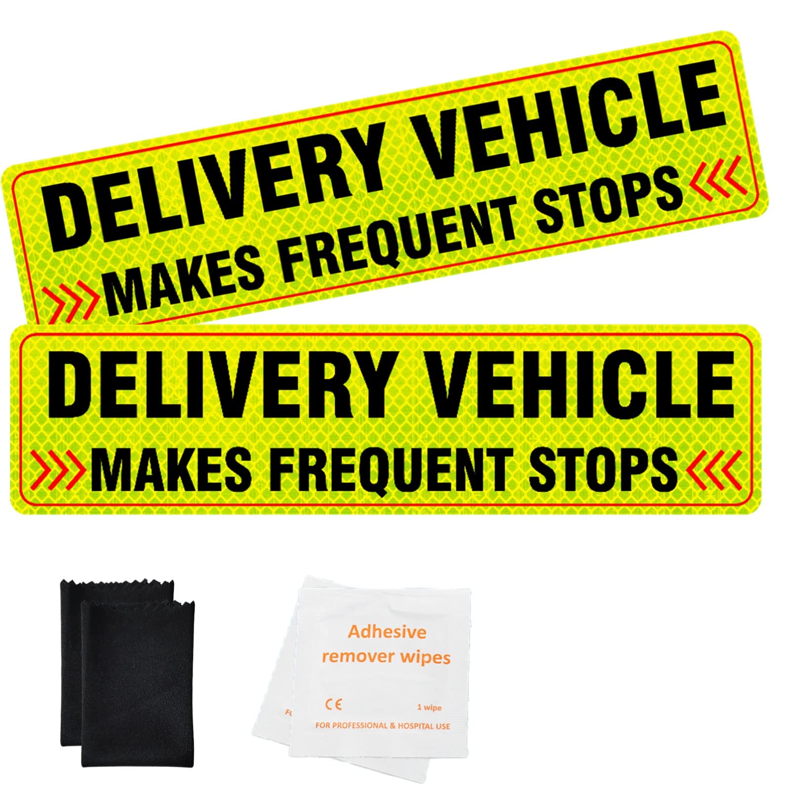 Amazon.com: Delivery Vehicle Sticker Decal Safety Signs for New Driver ...