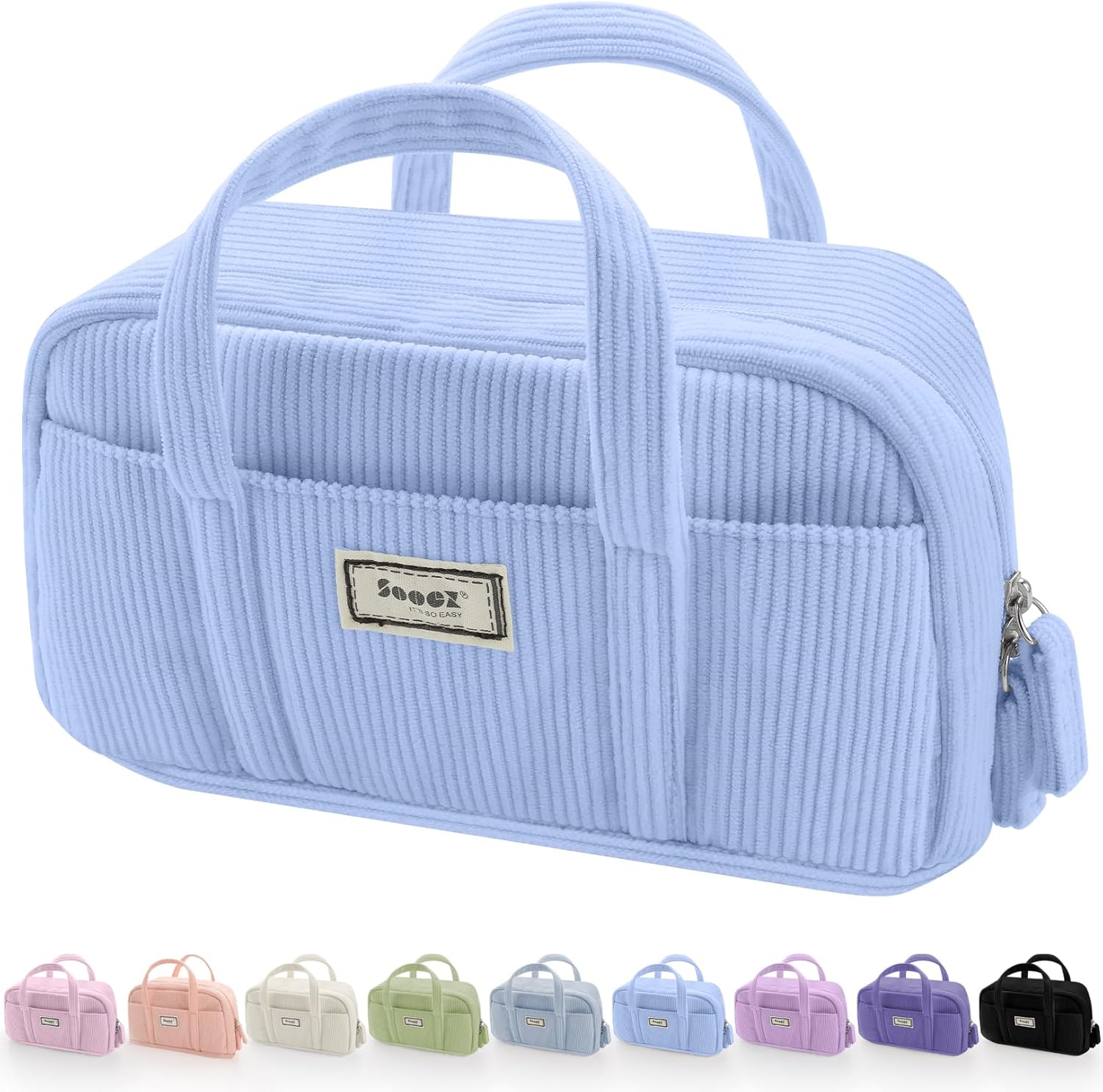 Amazon.com: Sooez Large Pencil Case Pouch, Extra Big Pencil Bag with 5 ...