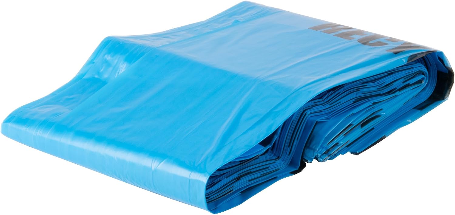 Amazon.com: Blue Tint Linear Low Density Recycling Bag 1.2 Mil - 100 ...